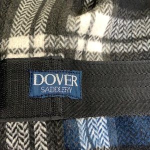dover saddlery | Bedding | Dover Saddlery Dog Blanket Black Plaid Large ...